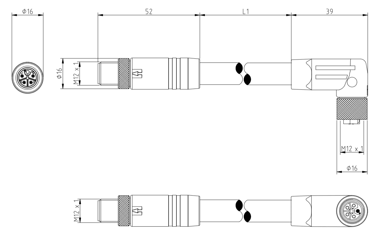 Power Connectors - RST 5L-RKWT 5L-1002 SW