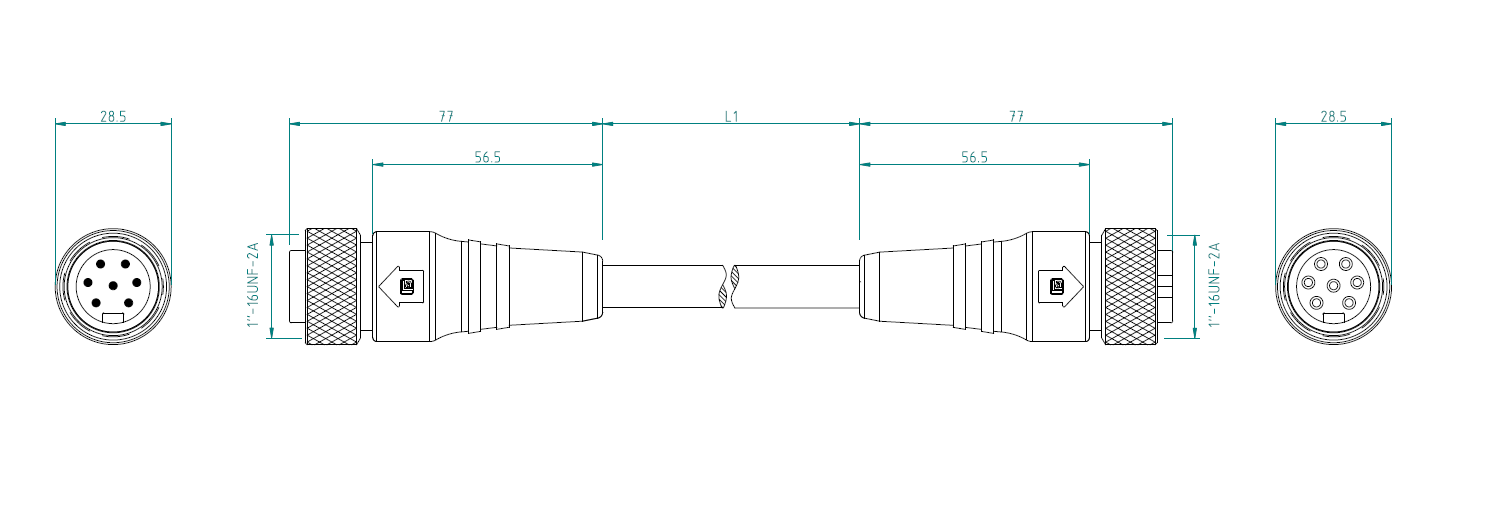 Power Connectors - RSRK 701M-822