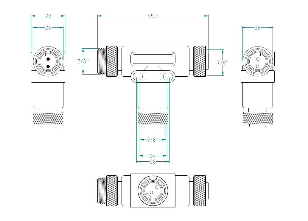 Power Connectors - 0906 UTP 315