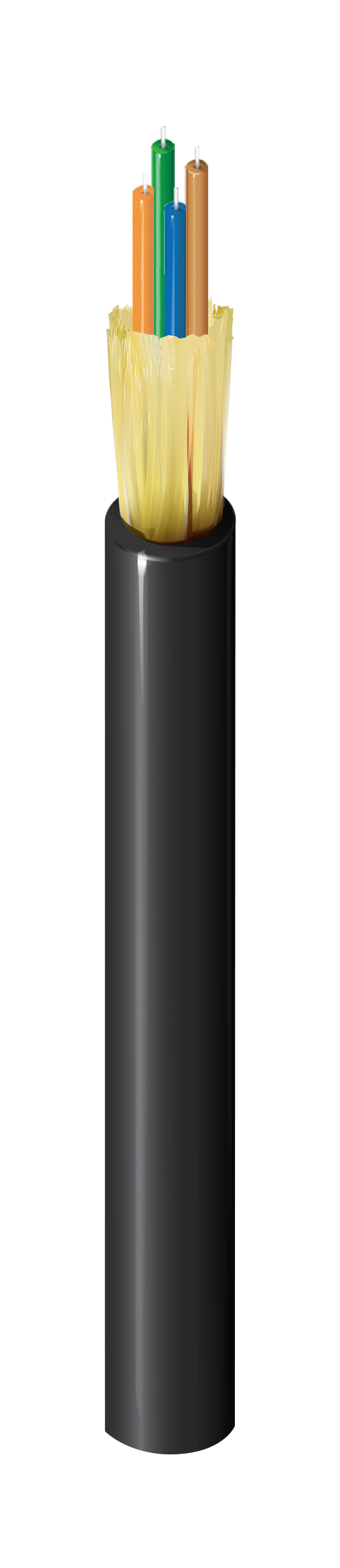 Distribution Tight Buffer Fiber Cable - NTAP12WA004BKAA