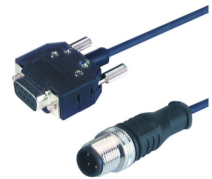 Terminal Cables - Terminal Kabel, M12-4pol zu DB9