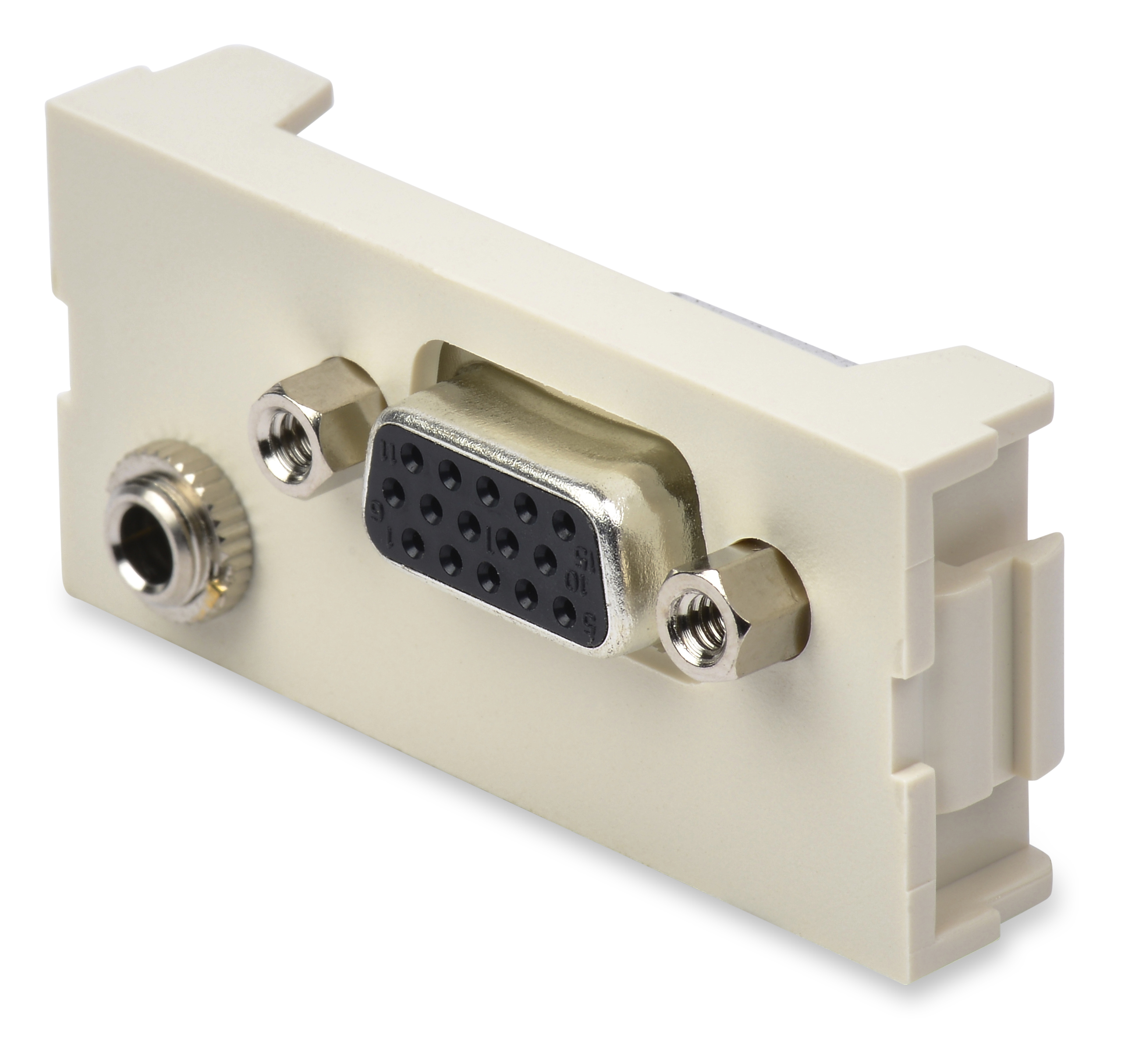 Modular Wallplates - MEDIAFLEX SVGA STEREO INSERT