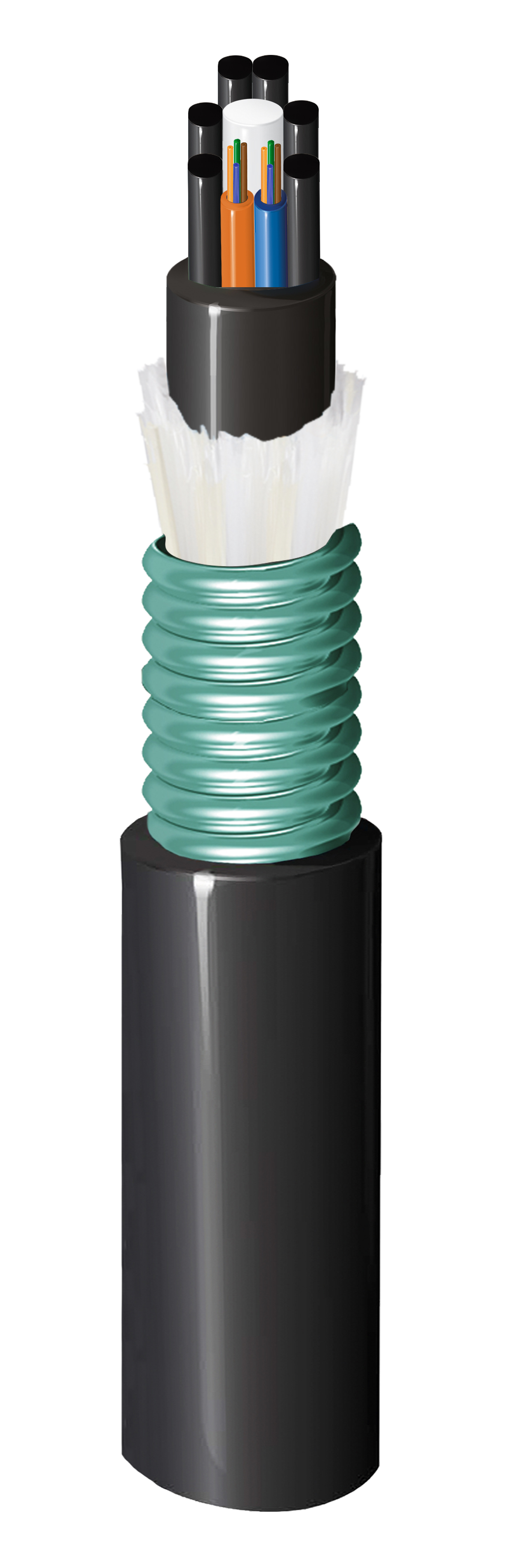 Central Loose Tube Fiber Cable - NOXU12MA008BKAA