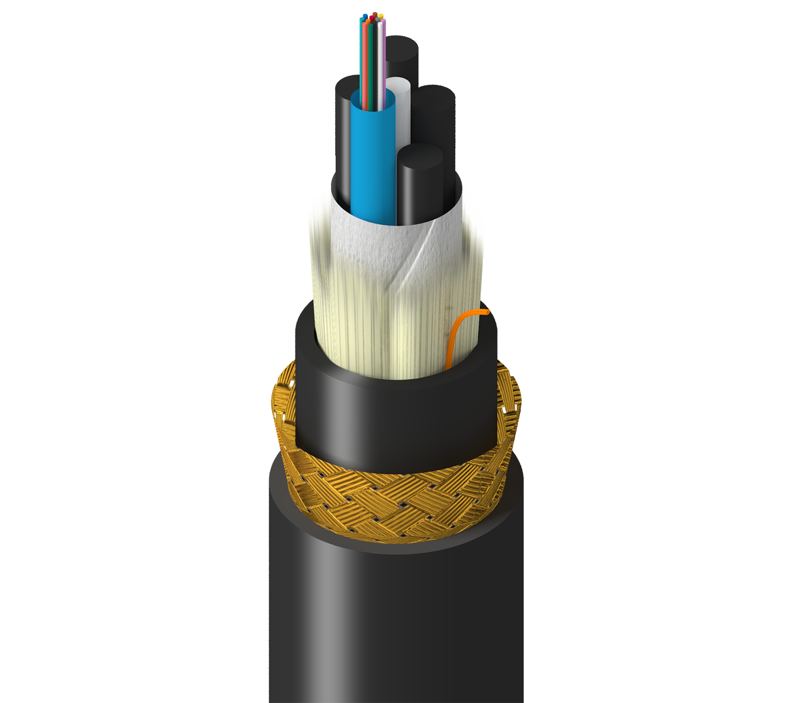 Multi-Loose Tube Fiber Cable - TM-1LG-012-HBA
