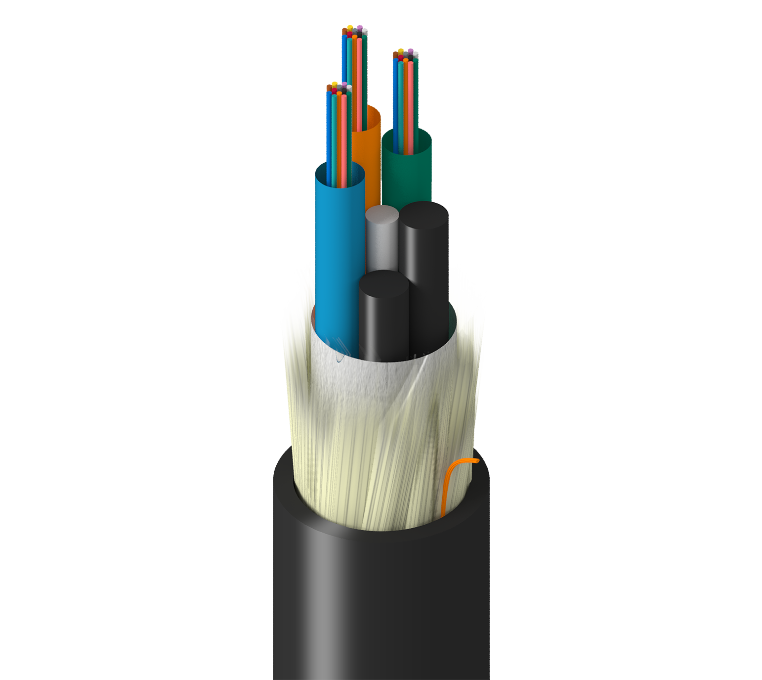 Multi-Loose Tube Fiber Cable - TT-3LG-036-HNN