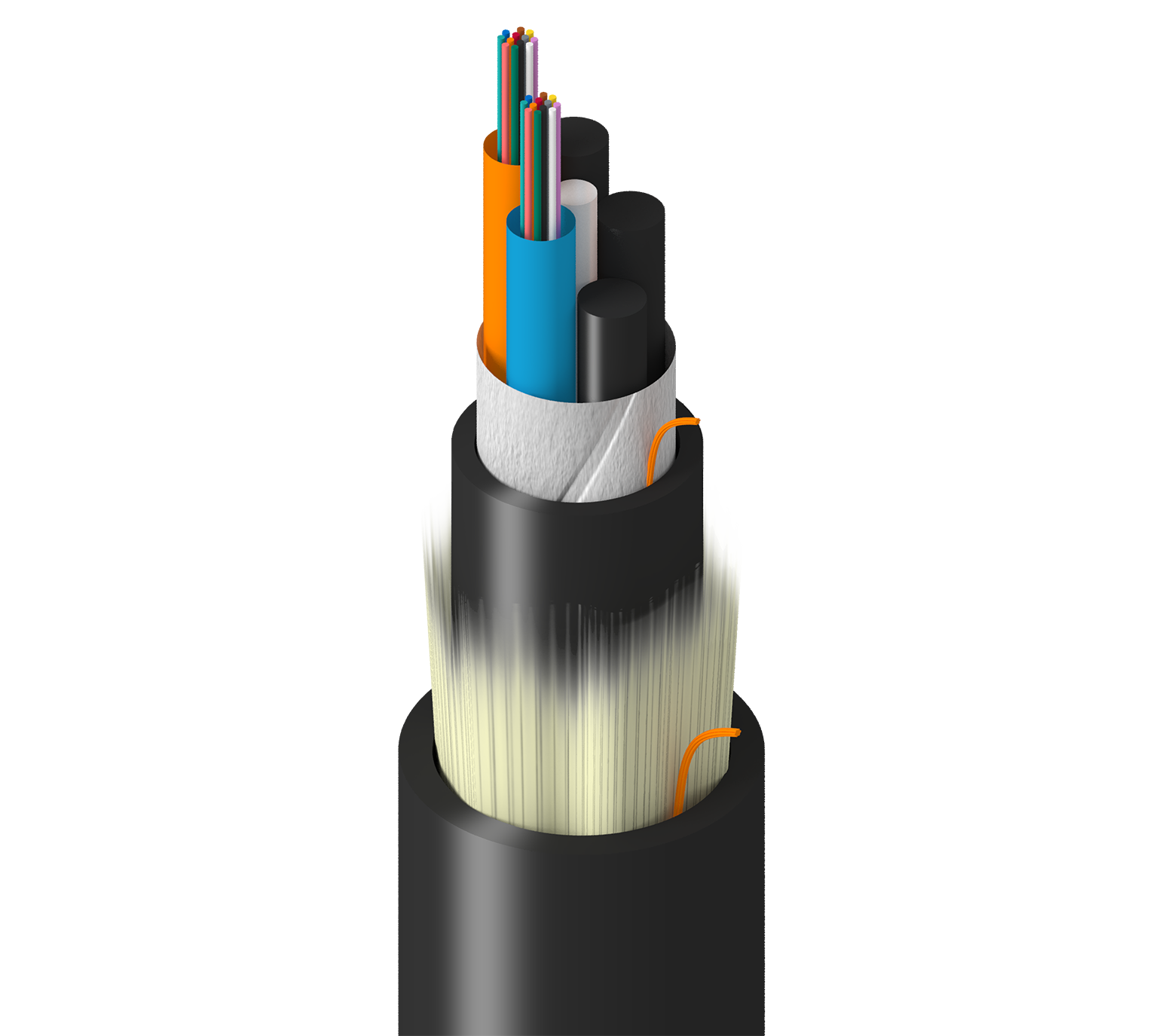 Multi-Loose Tube Fiber Cable - TU-SLG-024-R22