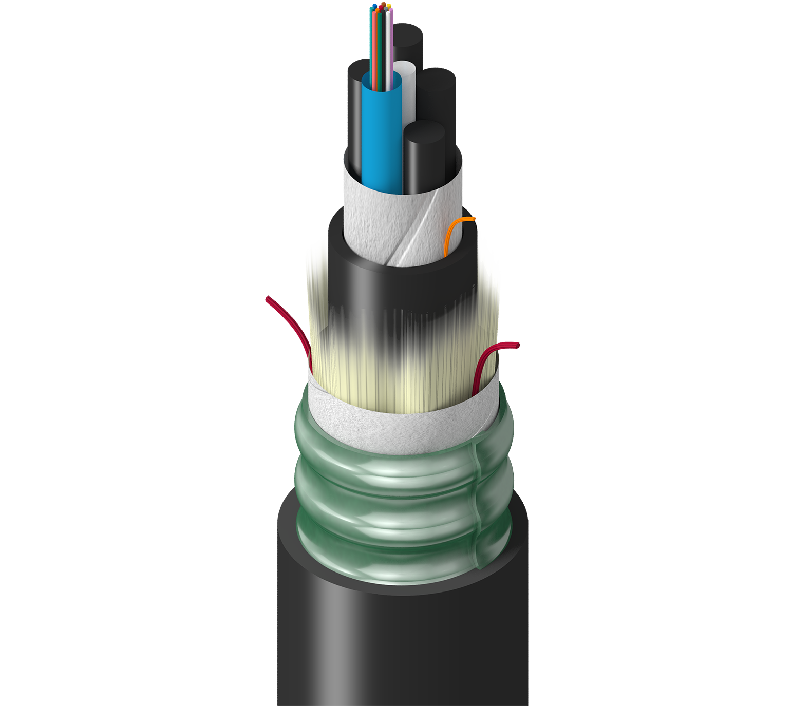Multi-Loose Tube Fiber Cable - TU-SLD-012-RT2