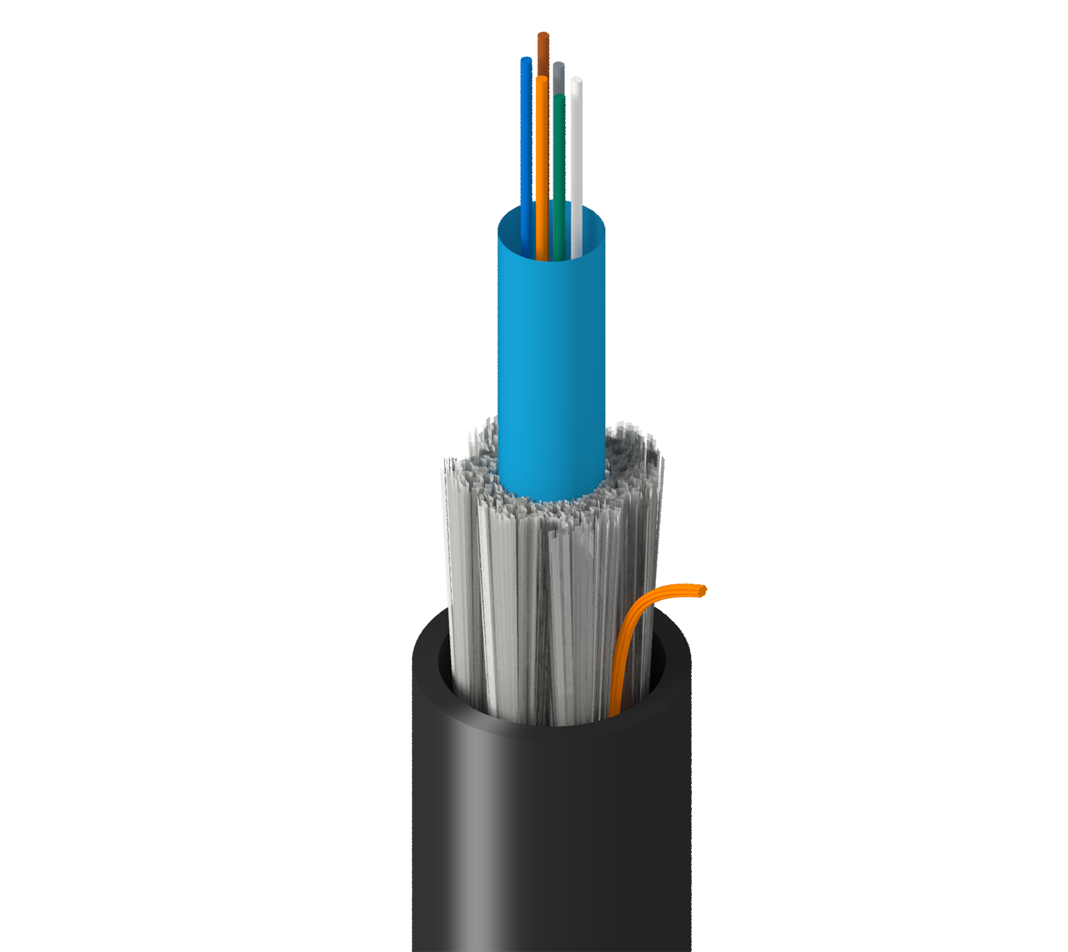 Central Loose Tube Fiber Cable - TF-SC0-006-RR5