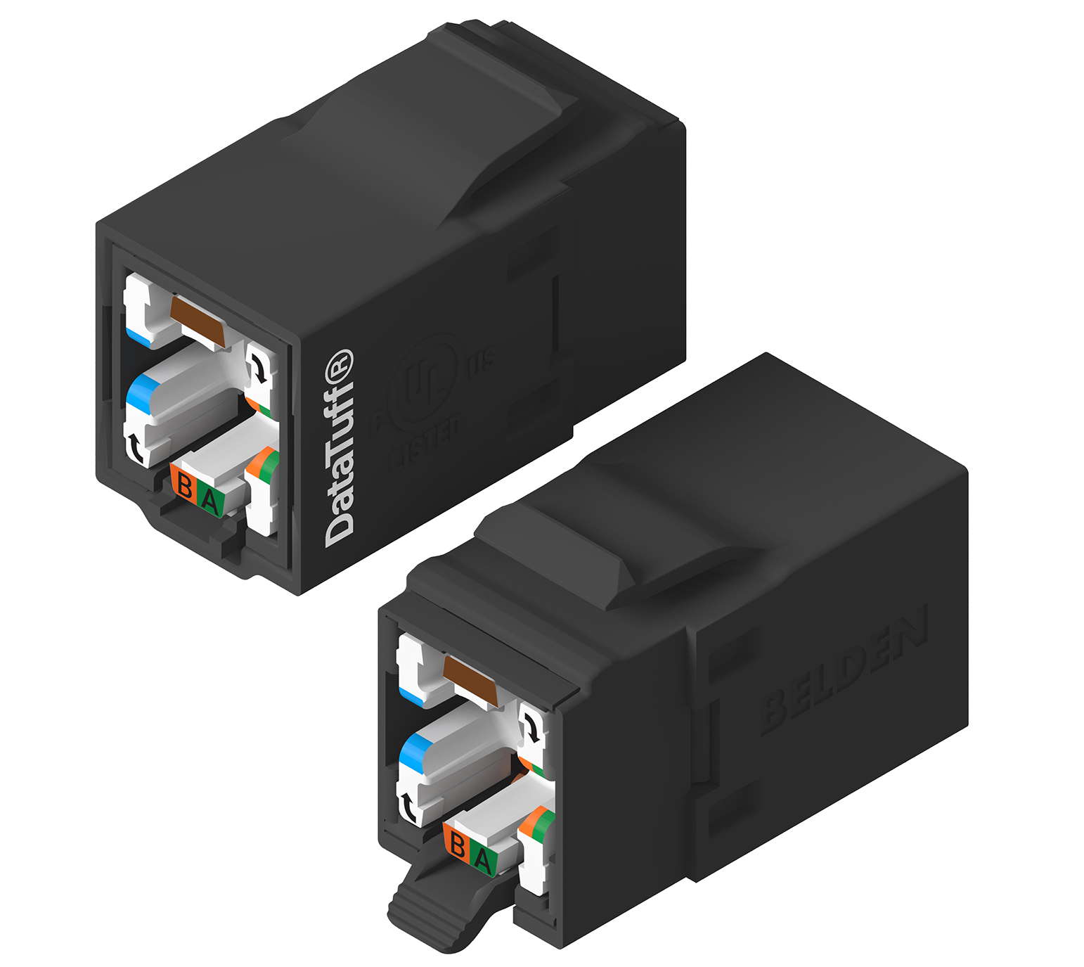 Copper RJ45 Couplers - Ind REVConn C6A UTP Couplers