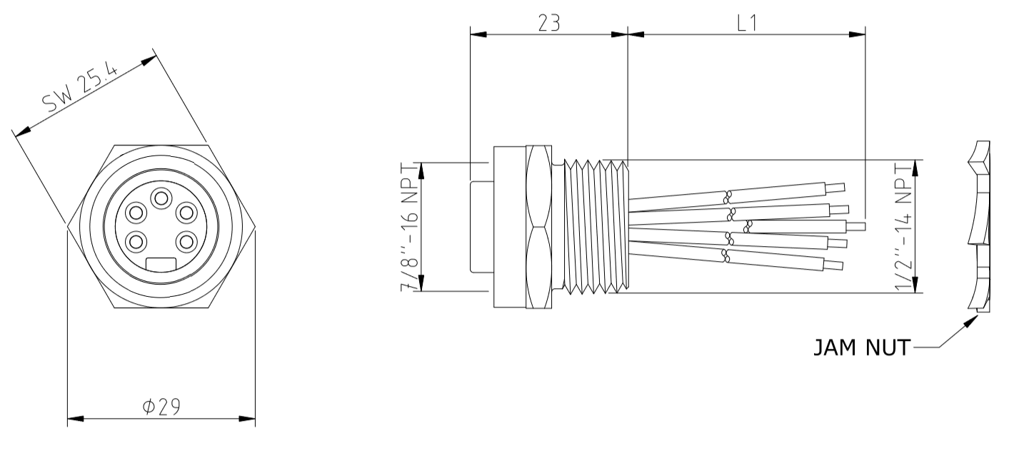 7/8", 1", 1 1/8" Series-RKF 50-694