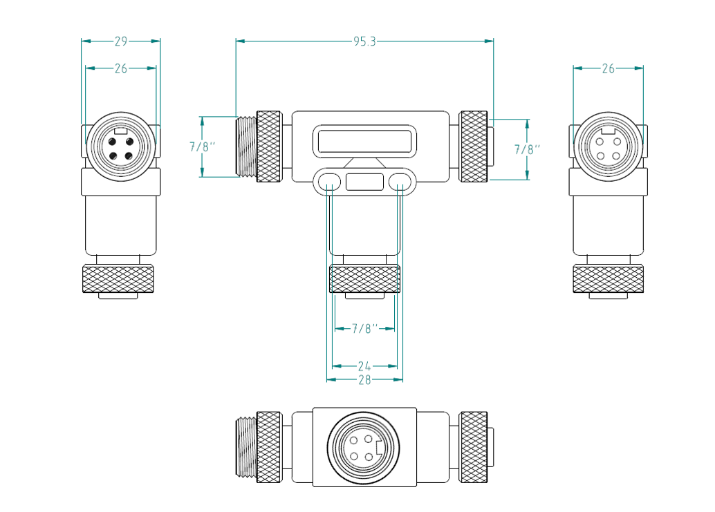 Power Connectors - 0906 UTP 312